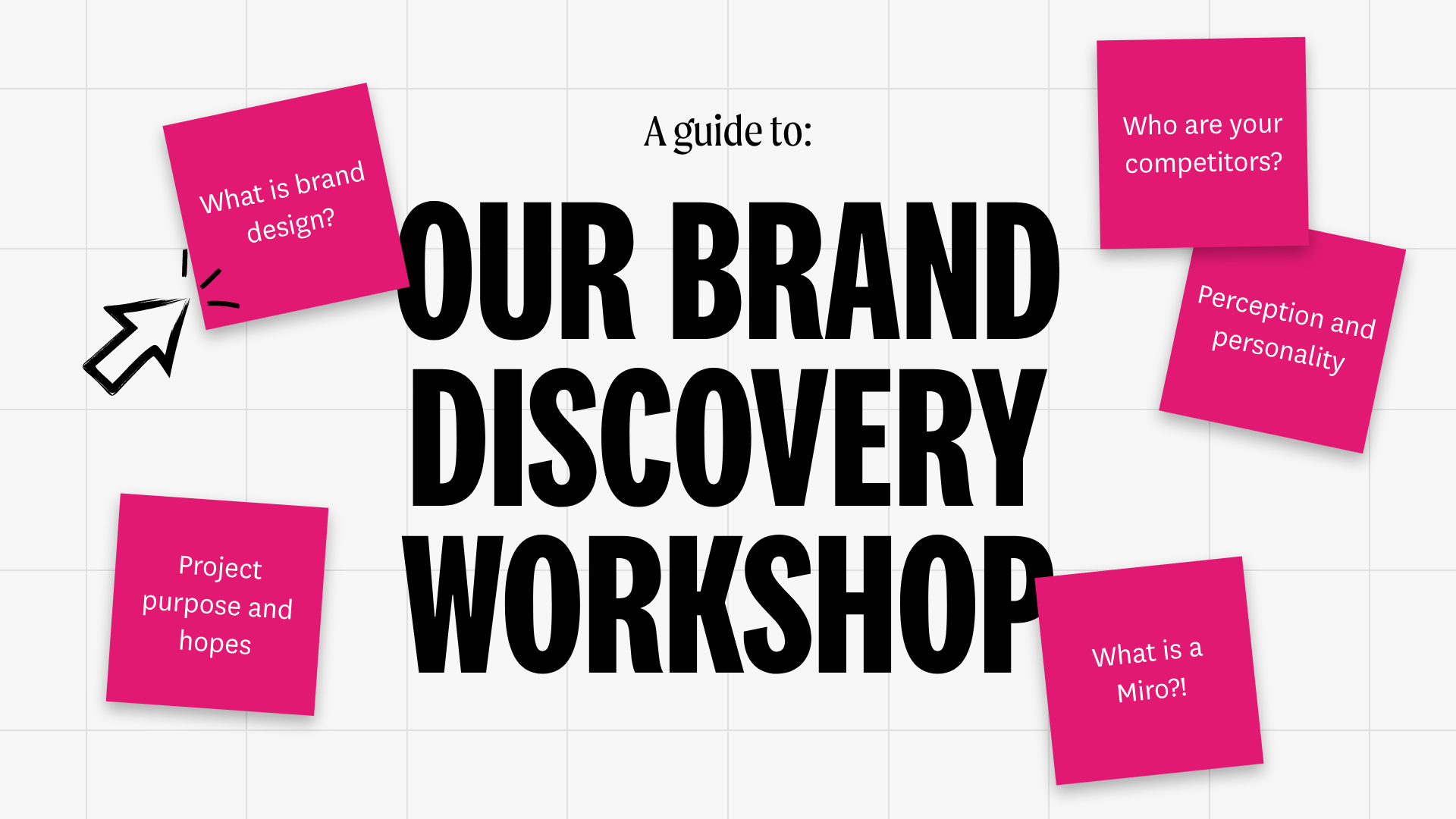How we run a charity brand workshop discovery session